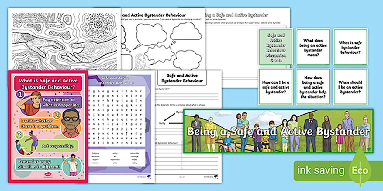 Safe and Active Bystander Behaviour Resource Pack - Twinkl