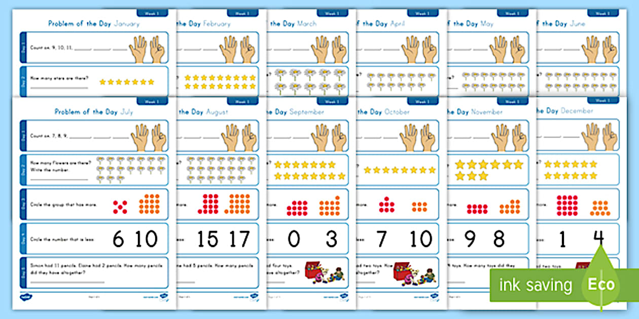 Numbers Worksheets For Kindergarten | Twinkl USA - Twinkl