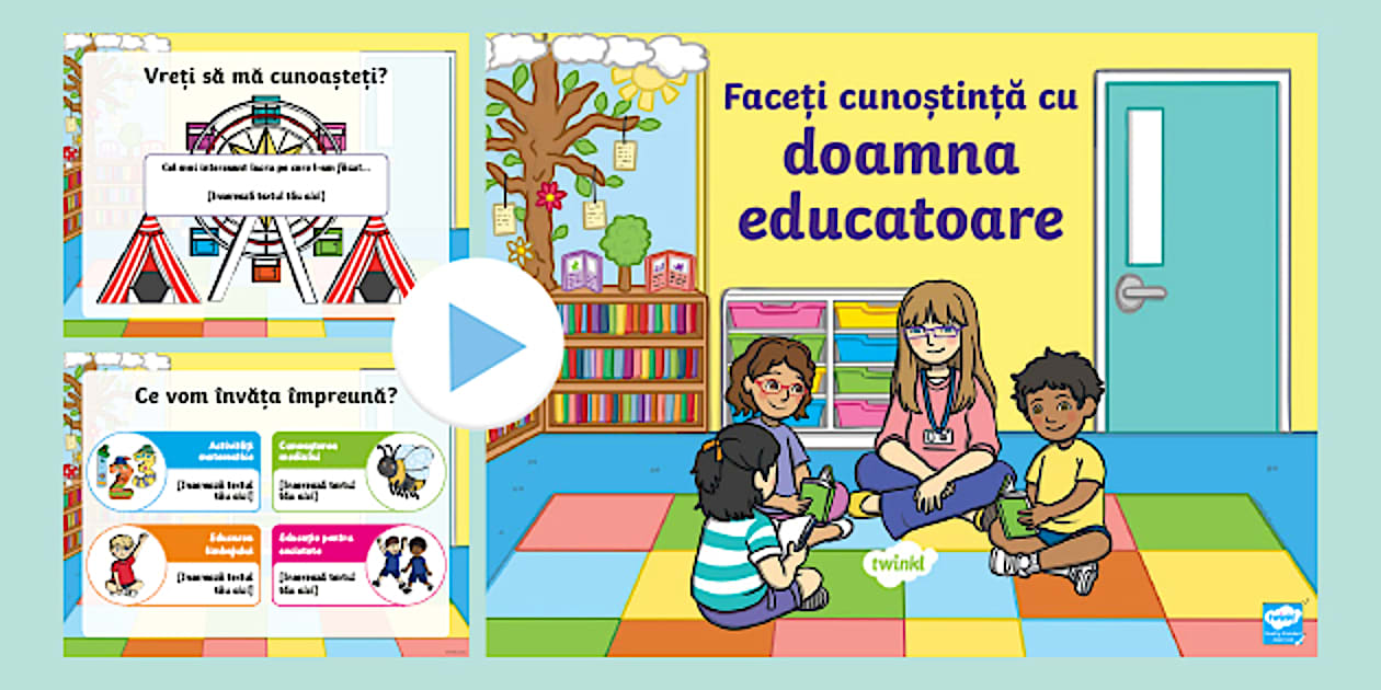 Faceți cunoștință cu doamna educatoare – Twinkl România
