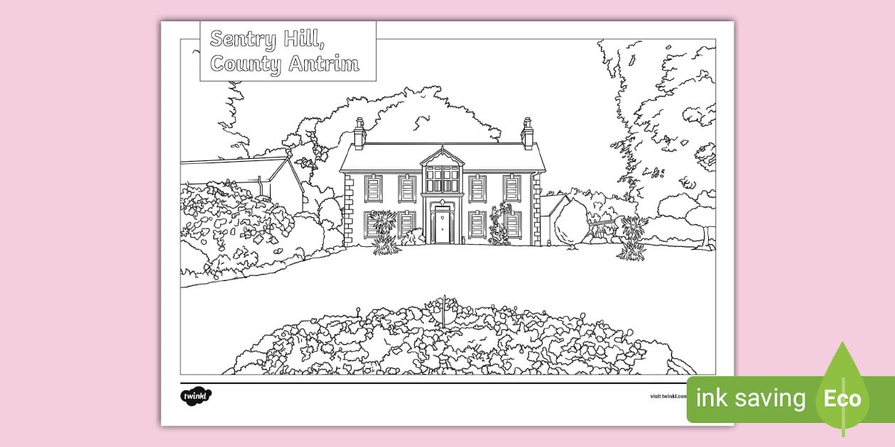 Sentry Hill KS2 Colouring Page (teacher made) - Twinkl