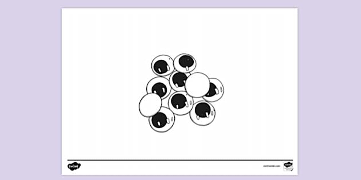 Googly Eyes Colouring | Colouring Sheets (teacher made)