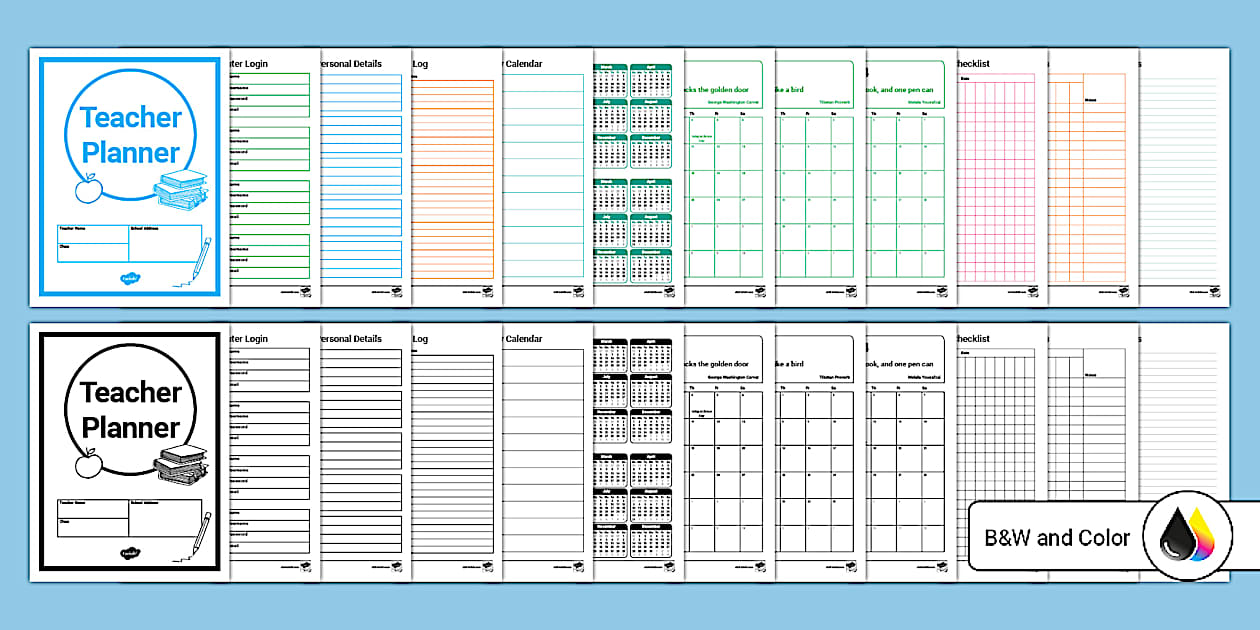 Year Planner Template | 2020-2021 | Organisational Resources