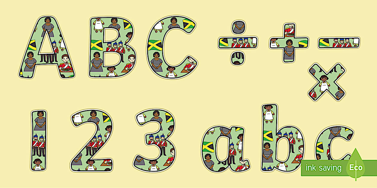 Mary Seacole Themed Display Lettering (teacher made)