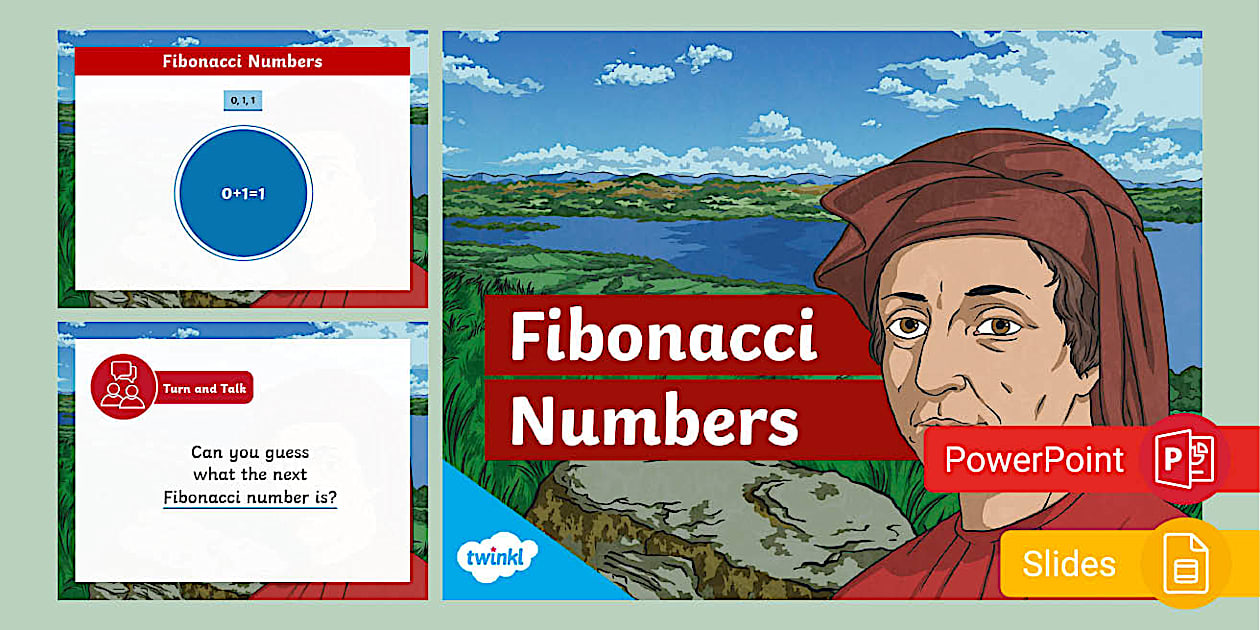 Fibonacci Numbers PowerPoint & Google Slides - Twinkl