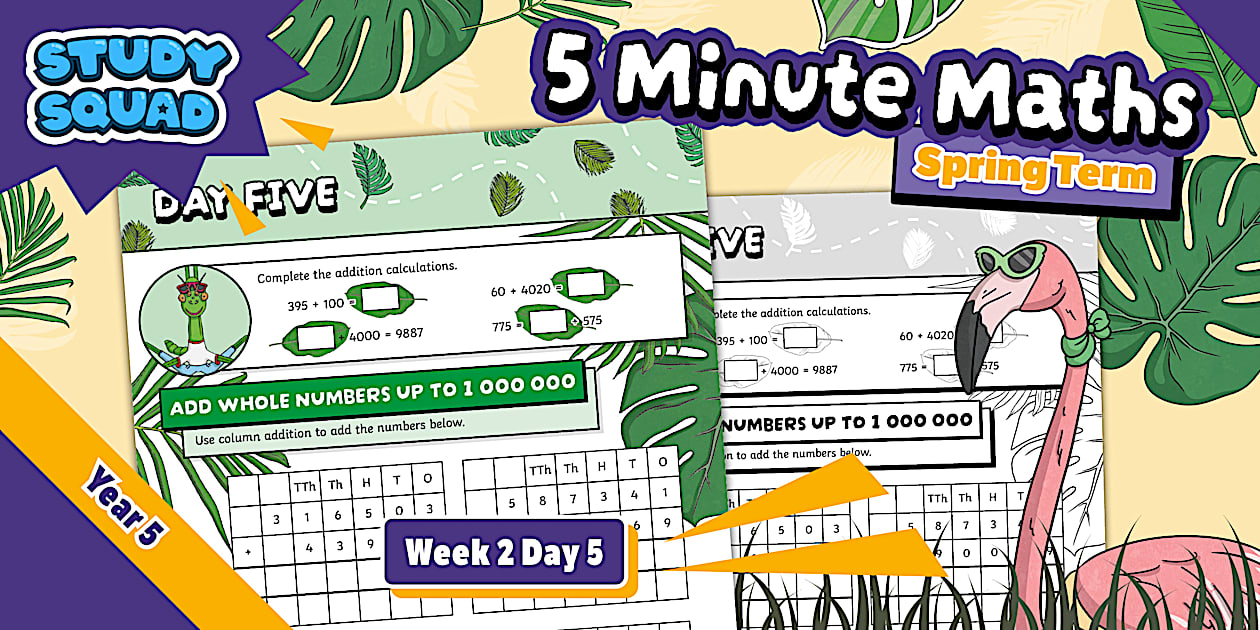 👉 Study Squad 5 Minute Maths - Year 5 Spring - Week 2 Day 5