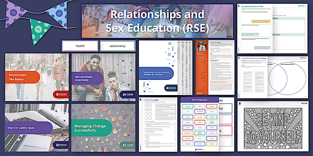 FREE! - Free RSE Resources: KS3/4 | Beyond Secondary Taster Packs