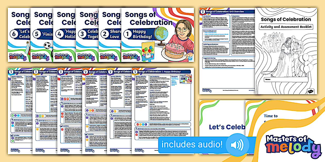 👉 Year 3 Songs of Celebration - Unit Pack - Twinkl