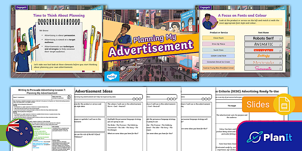 Phase 2 Advertising Lesson 7: Planning My Advertisement