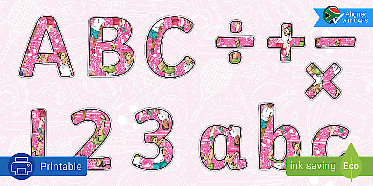 Grade 5 Physical Circuit Training Display Lettering - Twinkl