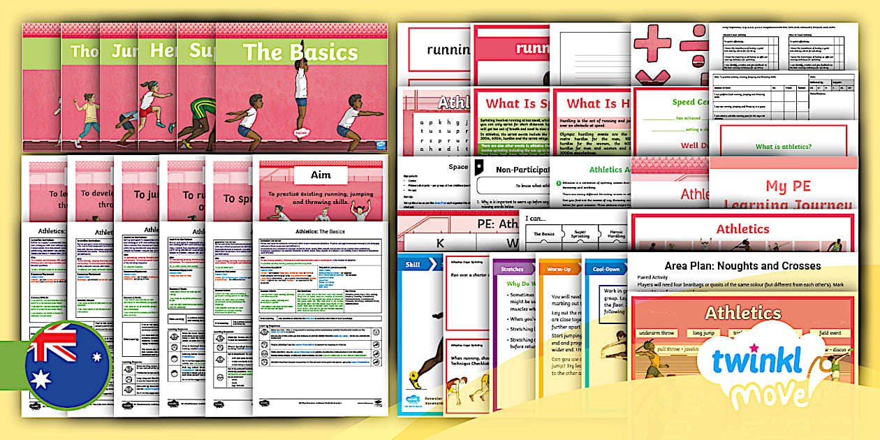 Move PE Year 3 Athletics Unit Pack (teacher made) - Twinkl