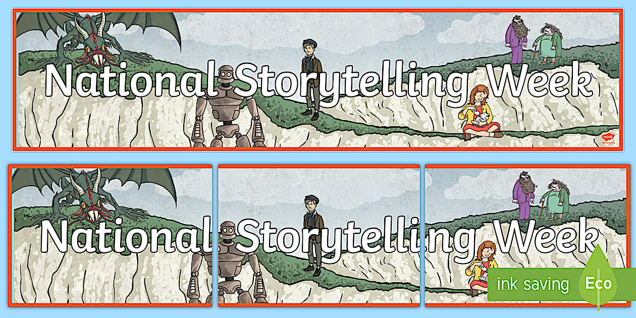 National Storytelling Week Banner (teacher made) - Twinkl