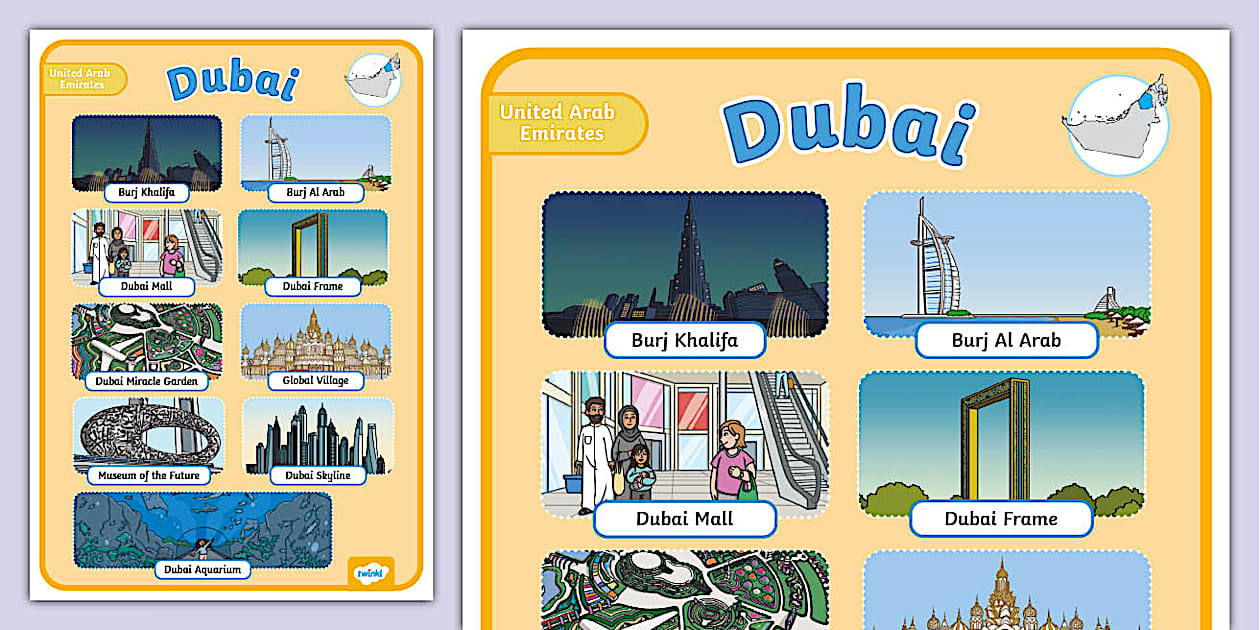 Dubai Display Poster (teacher made) - Twinkl