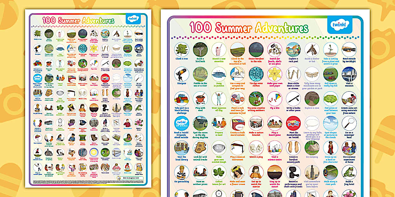 100 Summer Adventures - Australian Edition (teacher made)