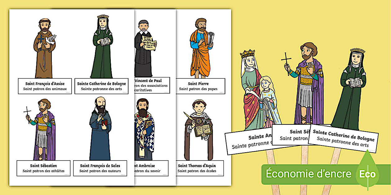 Images des saints (l'enseignant a fait) - Twinkl
