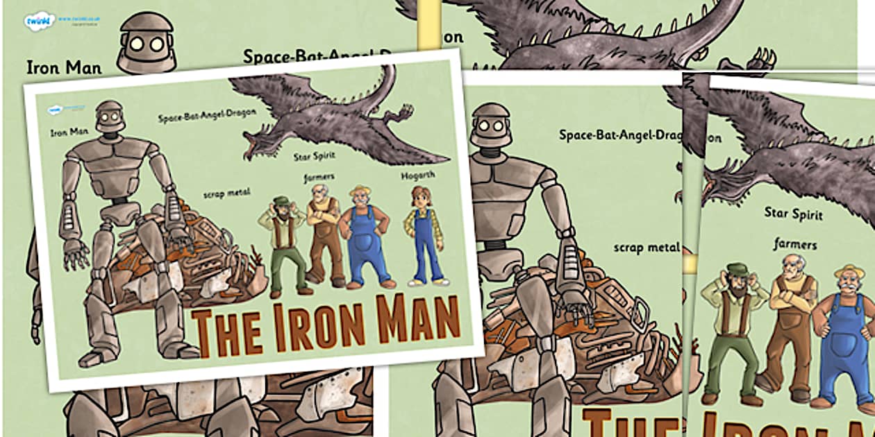 The Iron Man Poster - Large Display Poster - Primary English