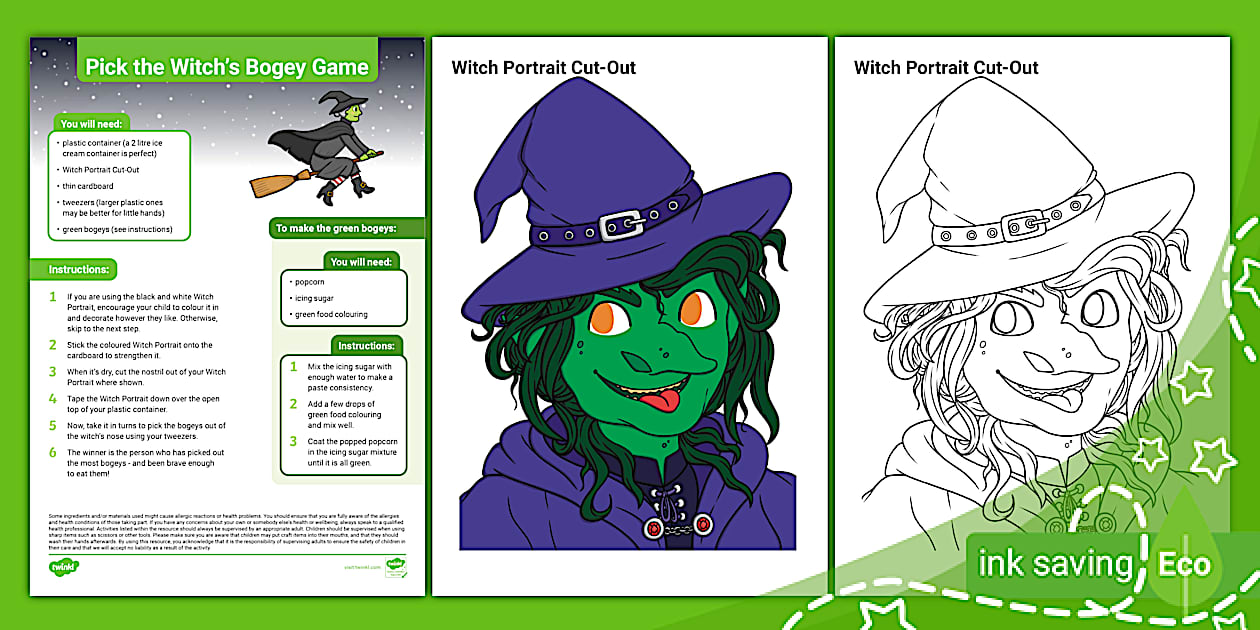 Pick the Bogey | Witches Game (Teacher-Made) - Twinkl