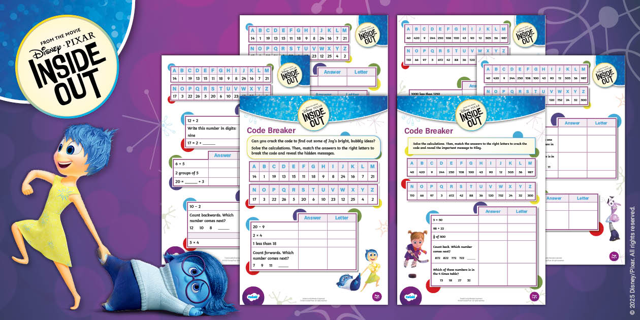 👉 Inside Out: Maths Code Breaker Pack