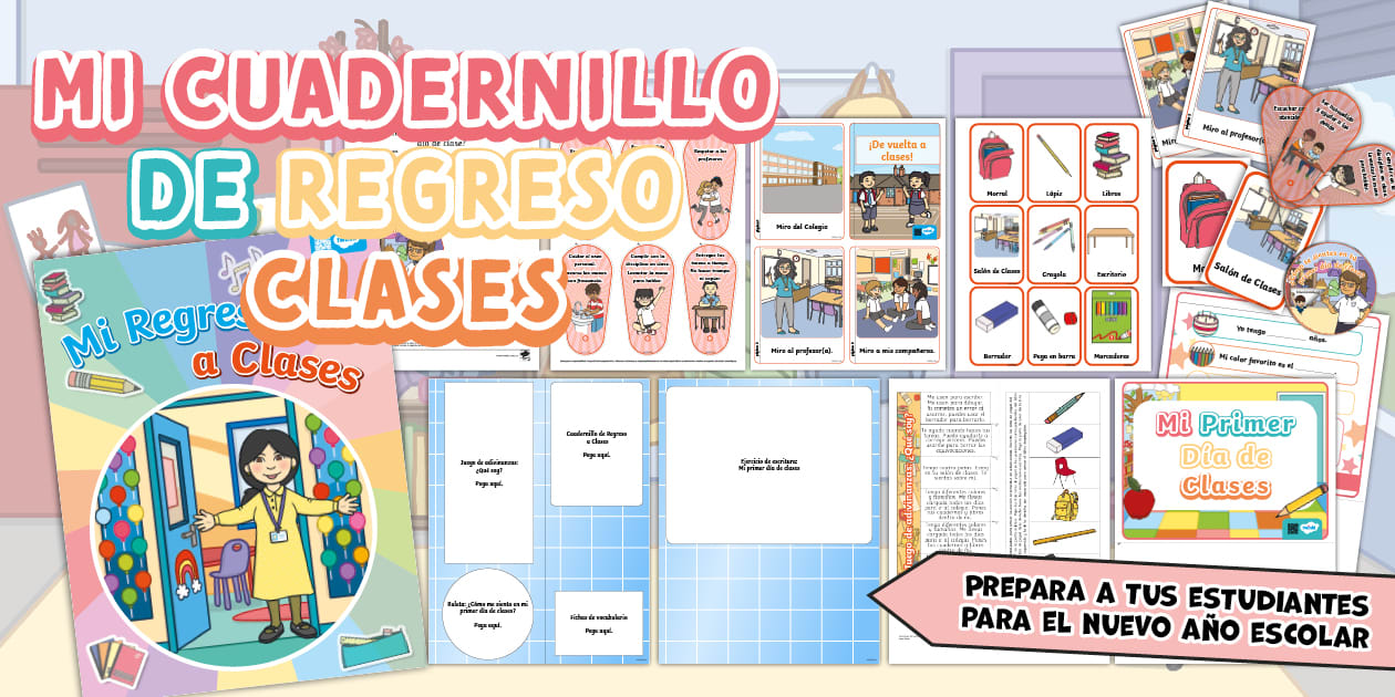 Mi cuadernillo de regreso a clases - Twinkl