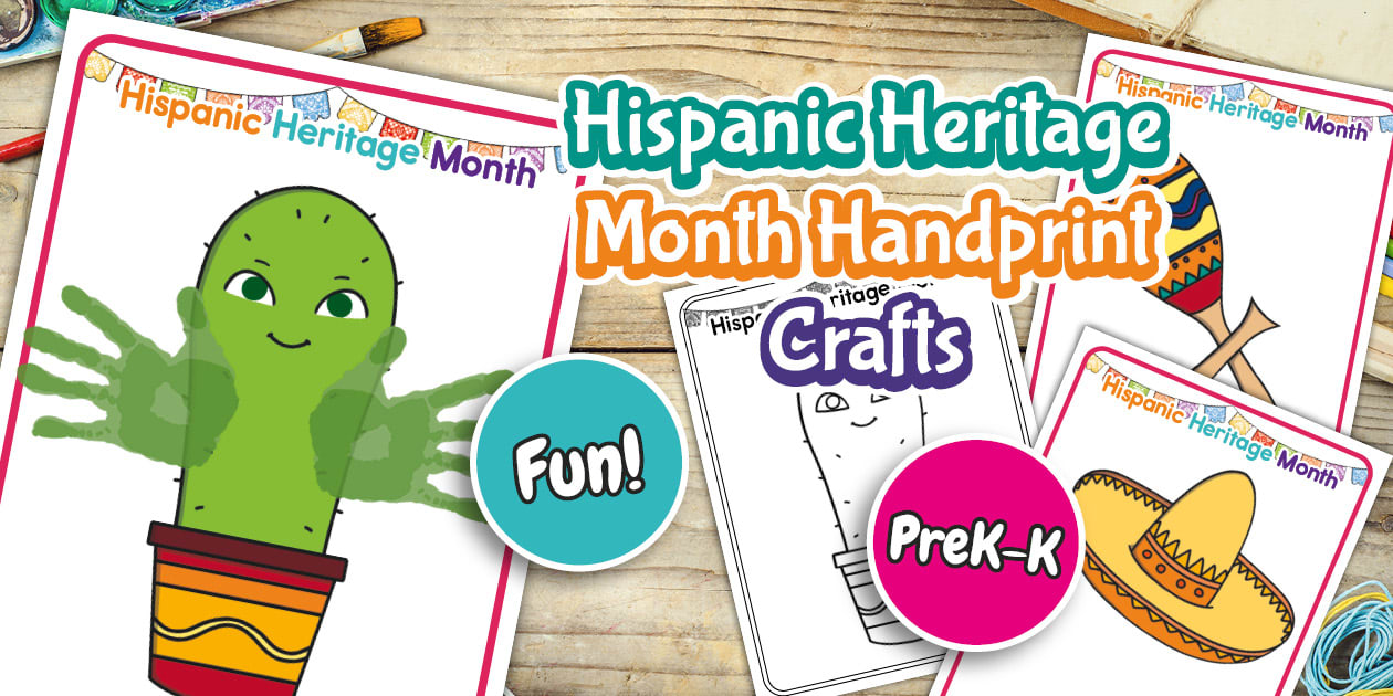 Hispanic Heritage Month Handprint Crafts