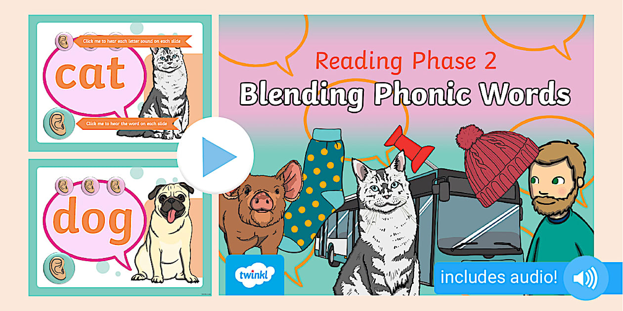 Phase 2 Phonics Blending PowerPoint І Speaking and Listening