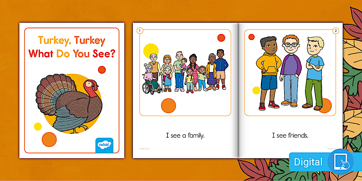 Thanksgiving Emergent Reader eBook | Twinkl USA - Twinkl