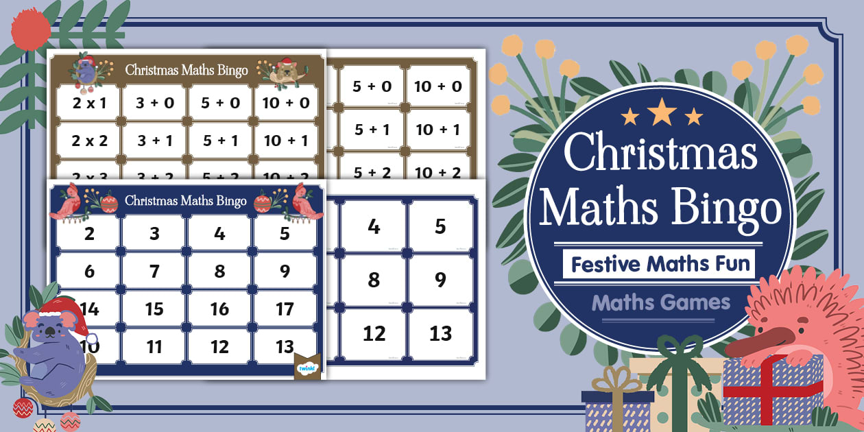 Christmas Maths Bingo