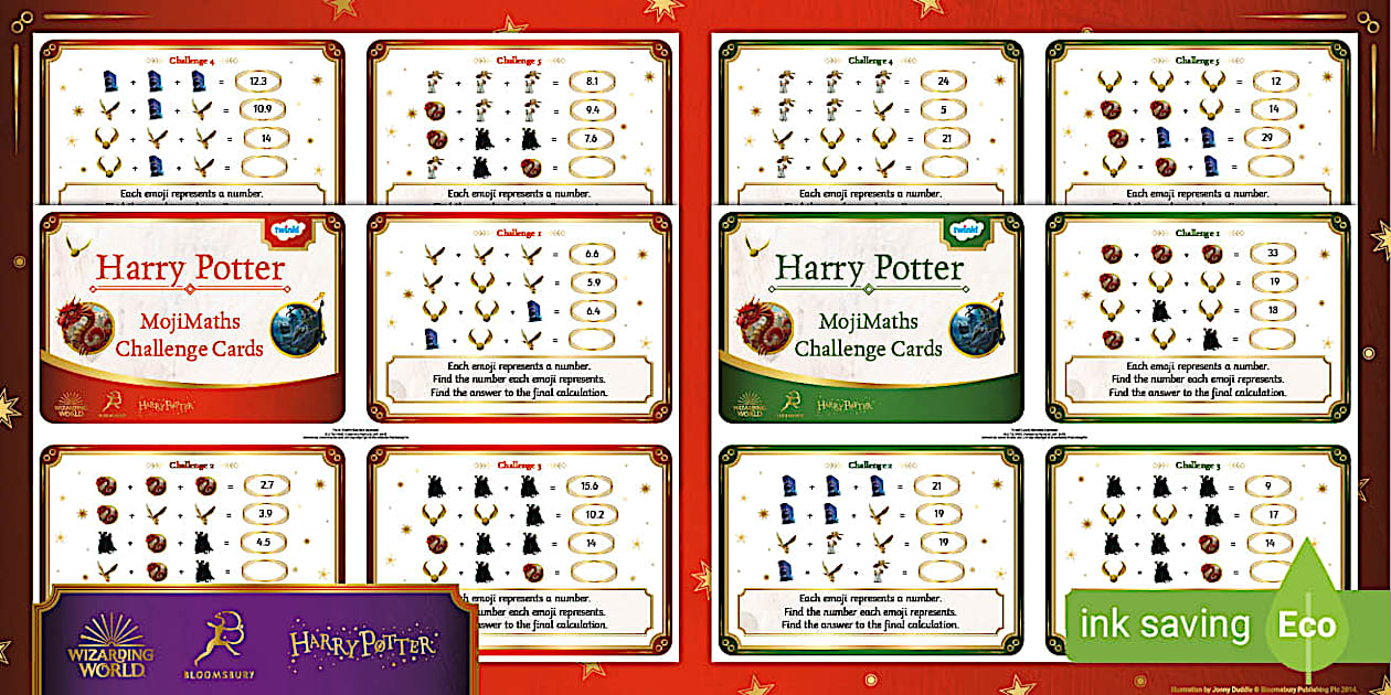 👉 Harry Potter KS2 Maths Activity | Bloomsbury Publishing