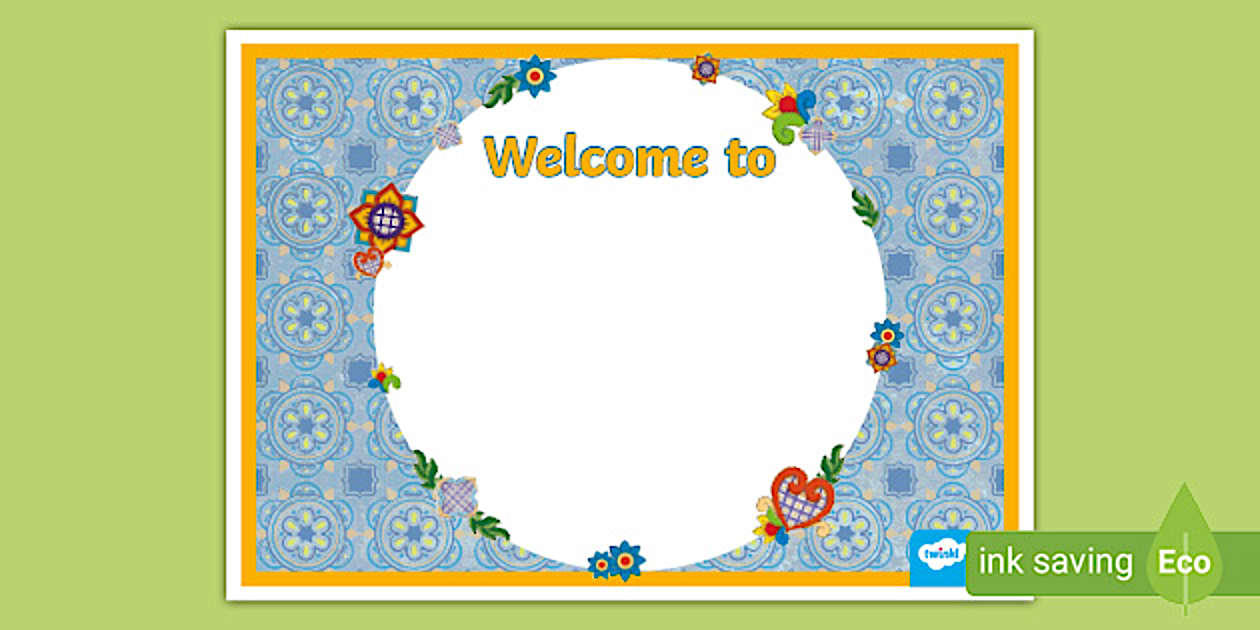 Spanish Talavera Class Sign (teacher made) - Twinkl