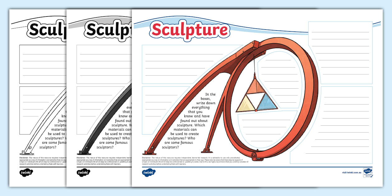 Sculpture Mind Map - Twinkl Visual Arts (Teacher-Made)