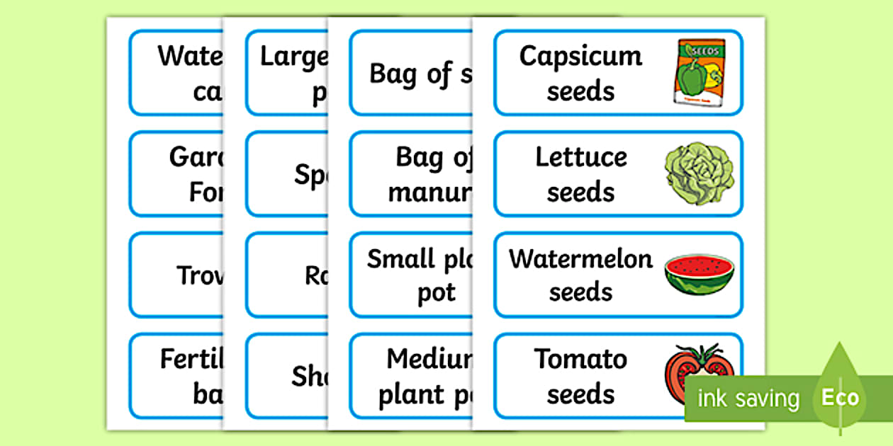 VIC Garden Centre Maths Role Play Display Cut-Outs - Twinkl