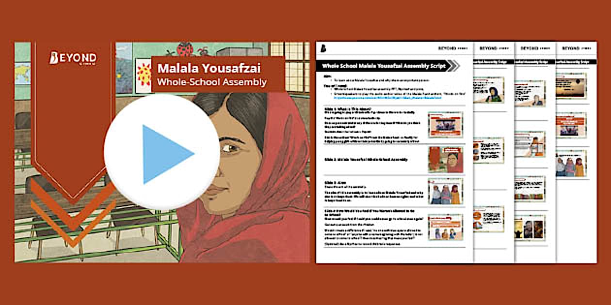 Beyond Cymru: Malala Yousafzai Assembly Pack (teacher made)