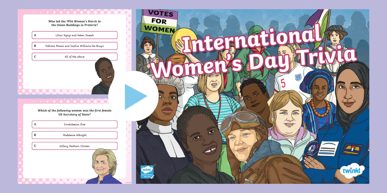 International Women's Day Trivia PowerPoint | Twinkl ZA