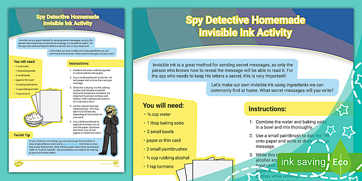 Spy Detective Fingerprinting Activity (teacher made)
