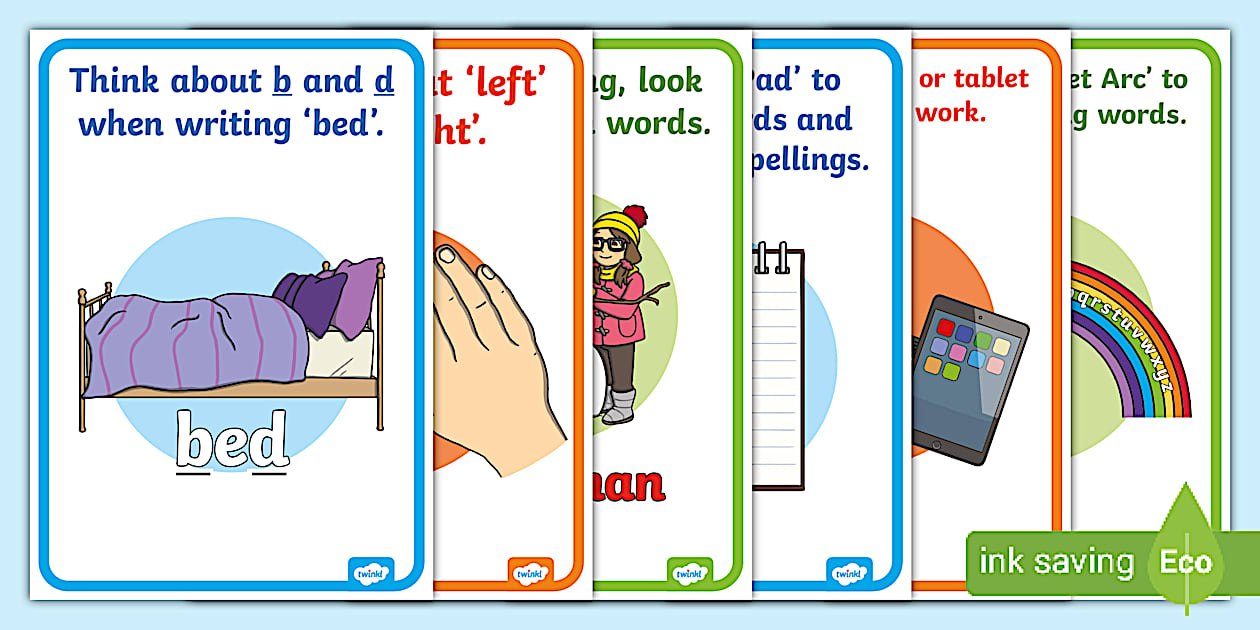 Dyslexia Support Posters (teacher made) - Twinkl