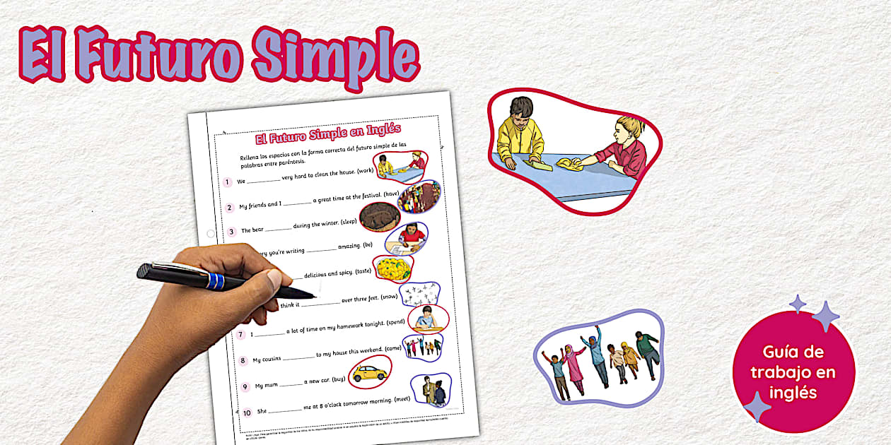 Guía de Trabajo: El Futuro Simple en Inglés
