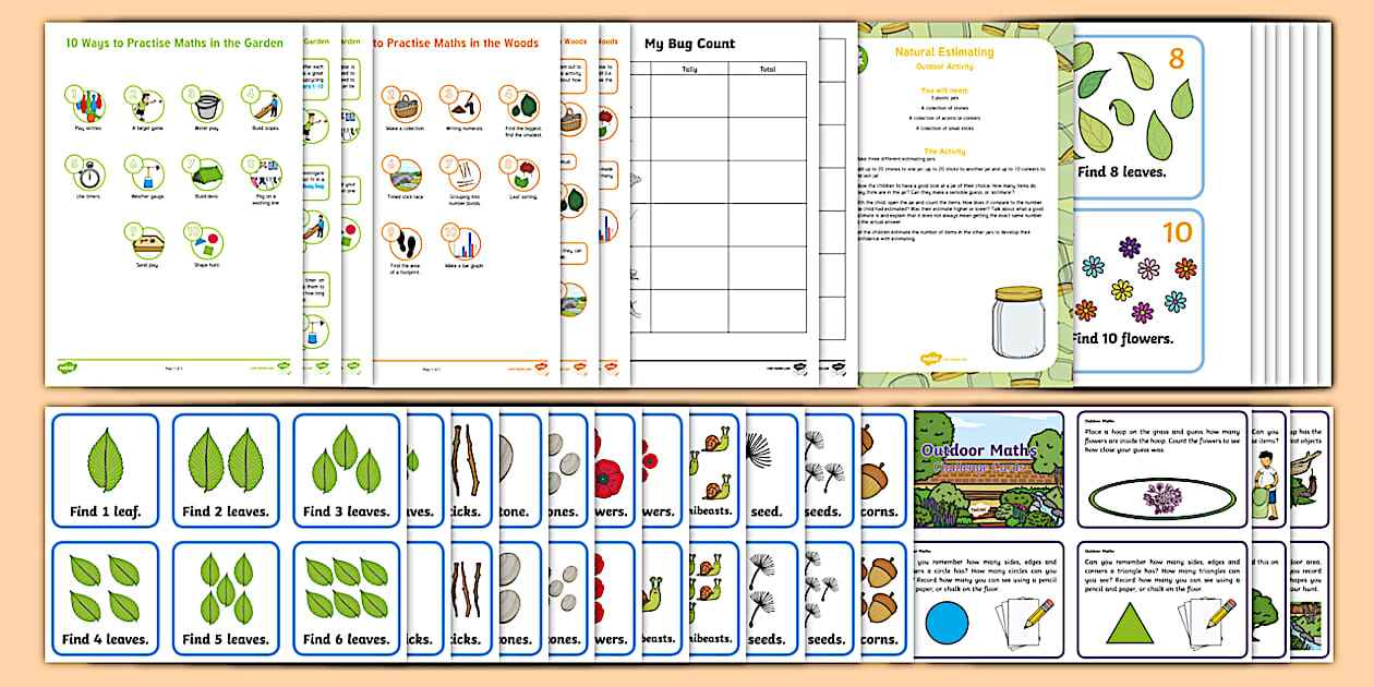 Hands-On Maths: Learning Outdoors Early Years Parents Activity Pack