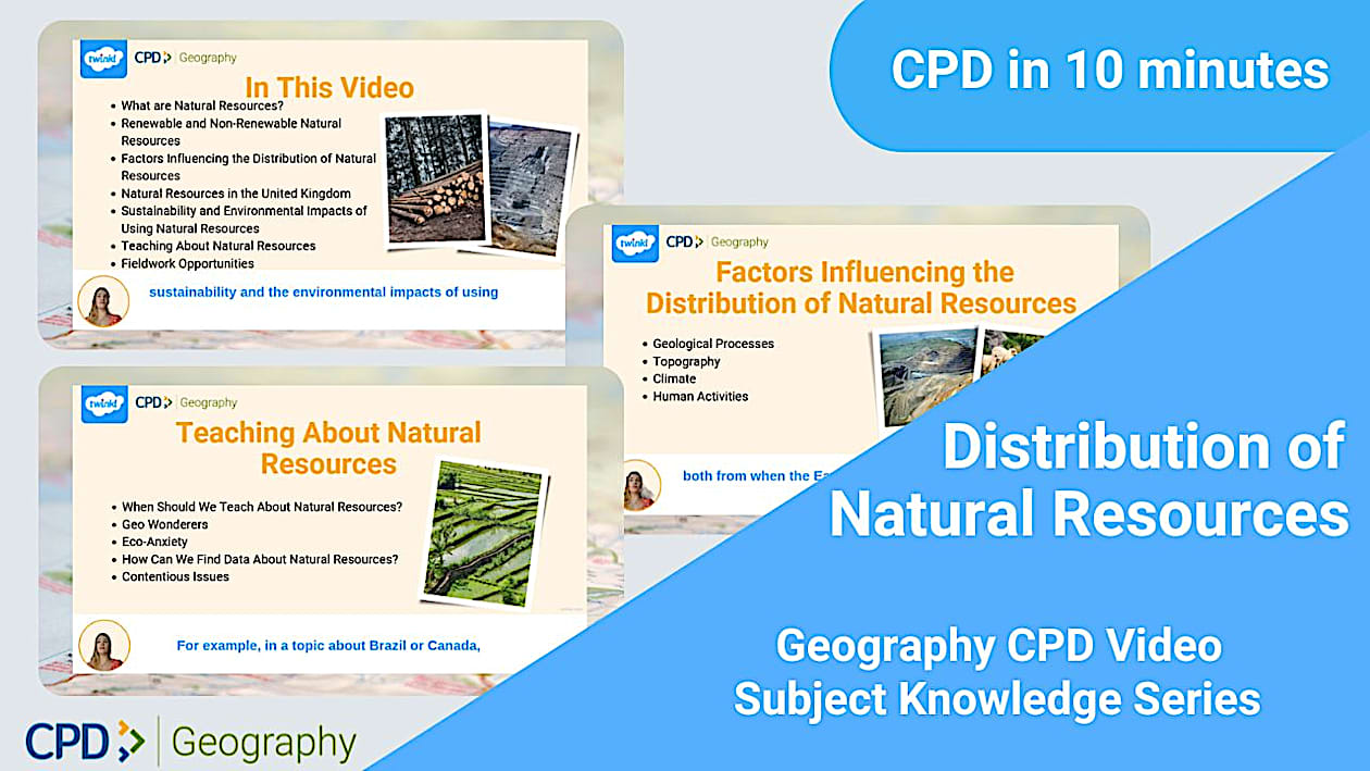 Distribution of Natural Resources CPD (Teacher-Made)