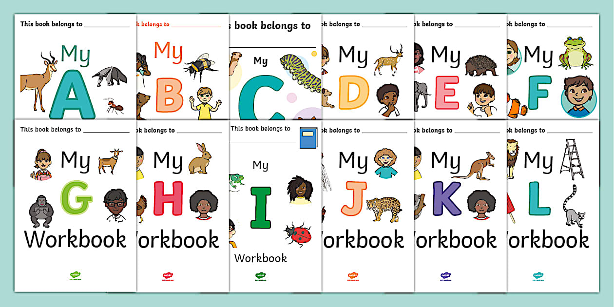 My Alphabet Workbook Pack (uppercase) - Twinkl