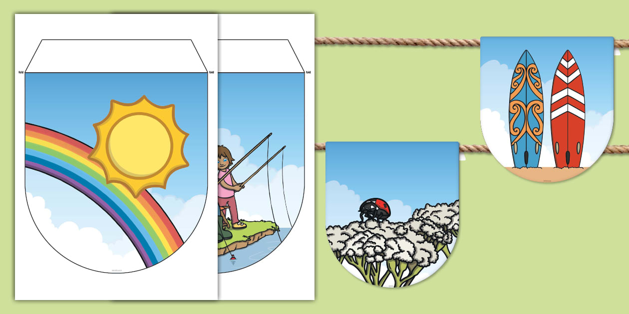 Spring Bunting (teacher made) - Twinkl