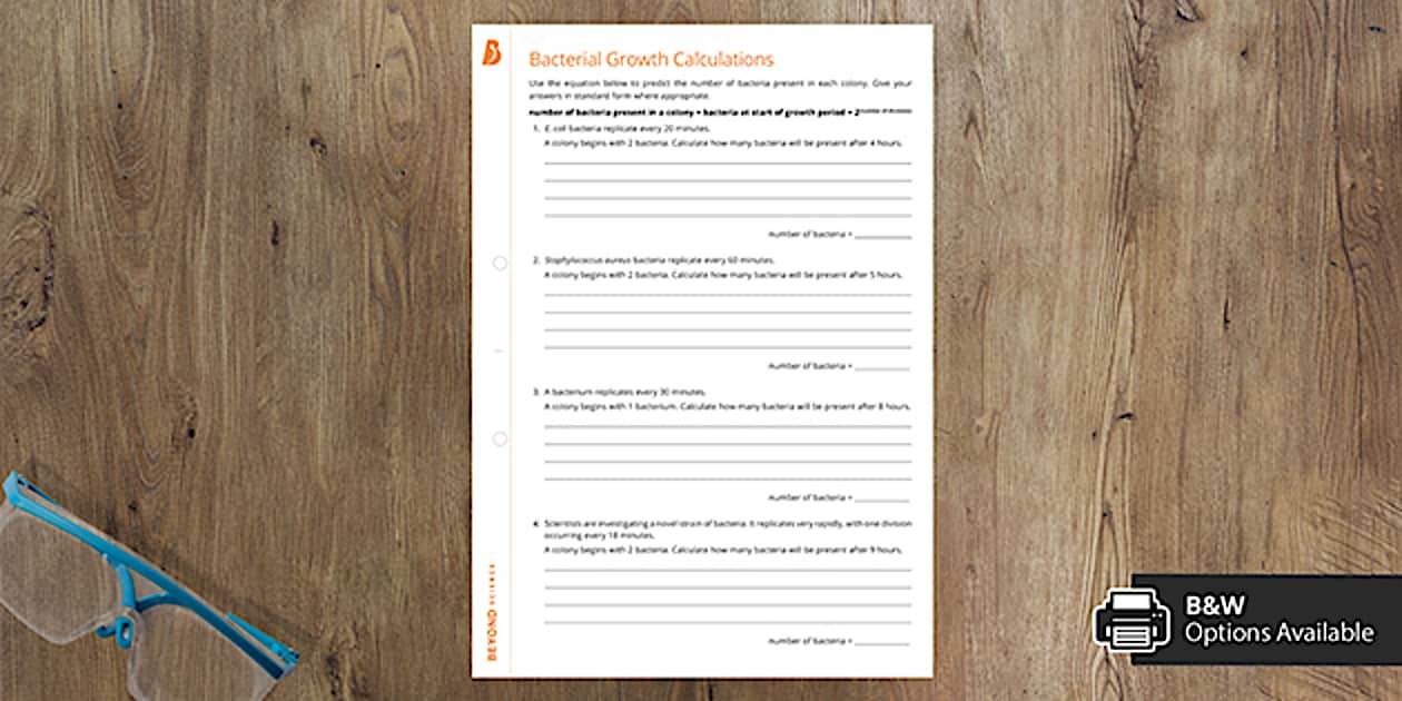 Bacterial Growth Calculations | GCSE Biology | Beyond