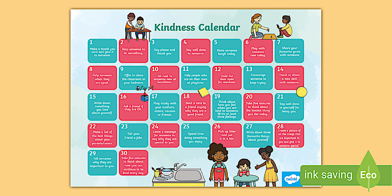 Kindness Calendar