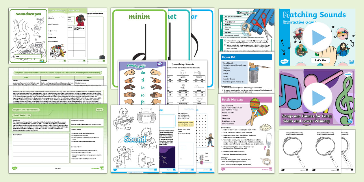 STEM IU Yr 2 Soundscapes Wk 3-4 (teacher made) - Twinkl