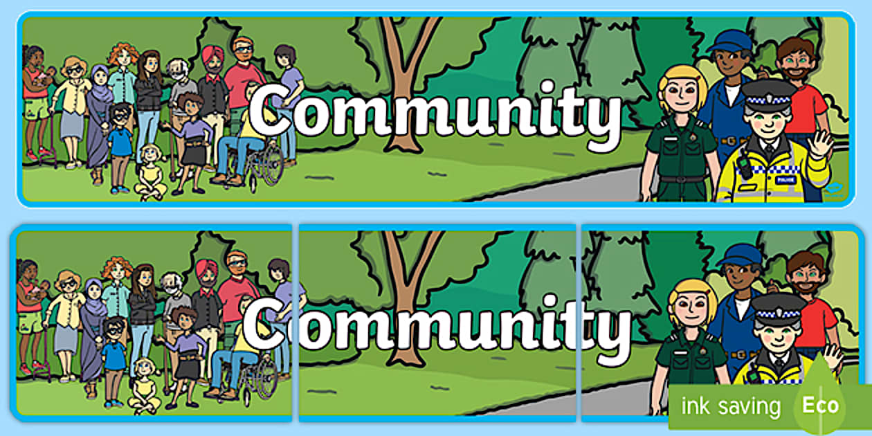 Community Display Banner | Primary Resources - Twinkl
