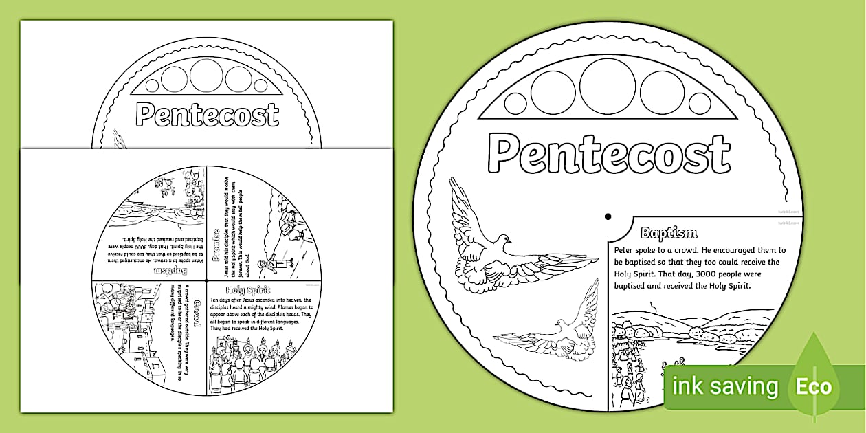 Story of the Pentecost Wheel - Twinkl - RE - Twinkl