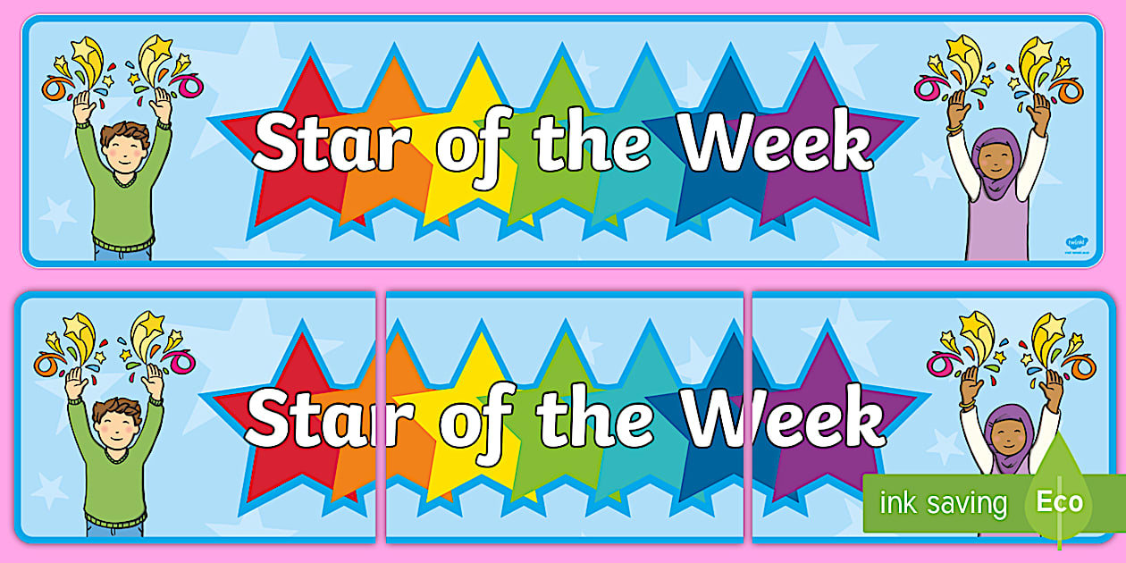 Star of the Week Display Banner (teacher made) - Twinkl