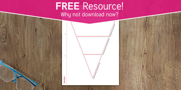 FREE! - Blank Revision Triangle Worksheet / Worksheet