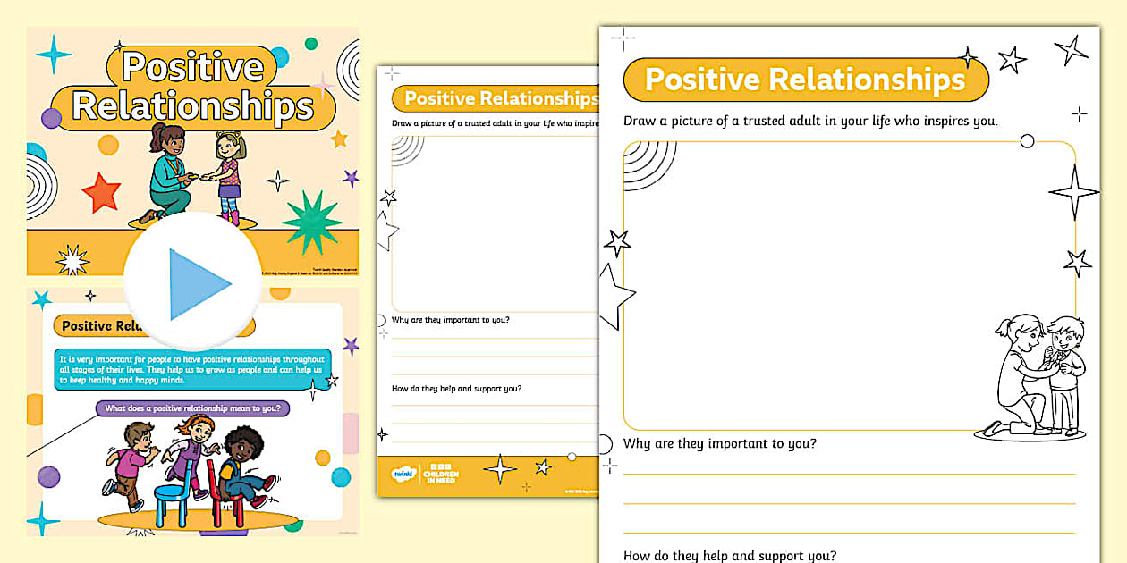 FREE! - BBC Children in Need: Kindergarten and KS1 Positive Relationships