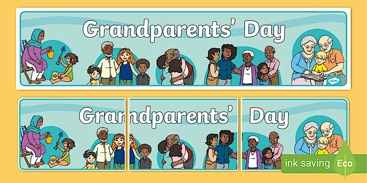 Grandparents' Day Banner | Display Resource | Twinkl