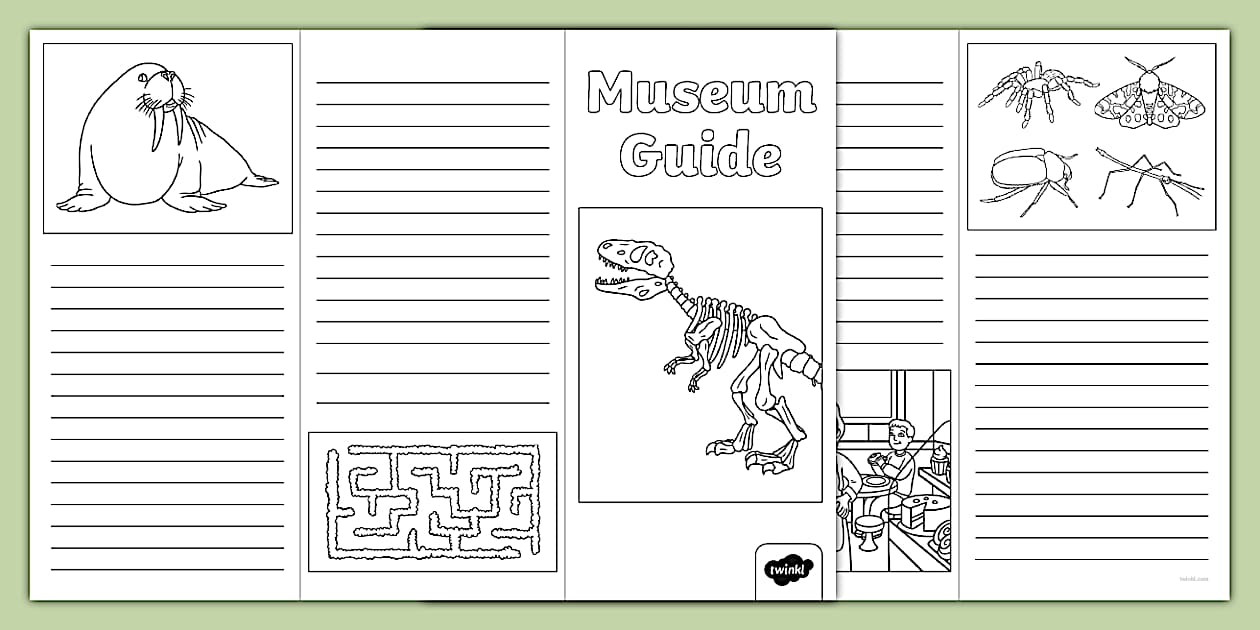 Museum Guide Leaflet (teacher made) - Twinkl