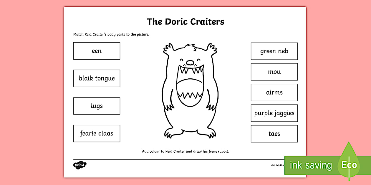 Doric Reid Craiter Worksheet / Worksheet (teacher made)